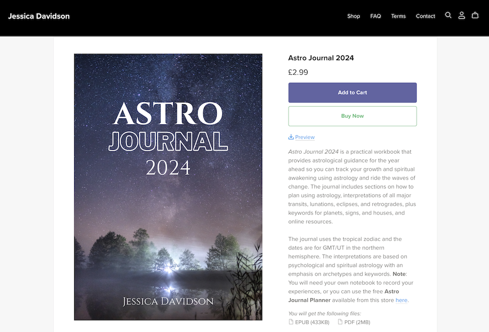Astro Journal 2024 is out now! – Jessica Davidson