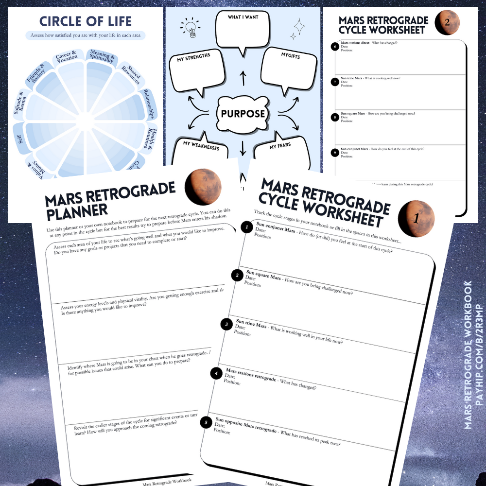 Mars Retrograde Workbook – An Essential Guide! – Jessica Davidson