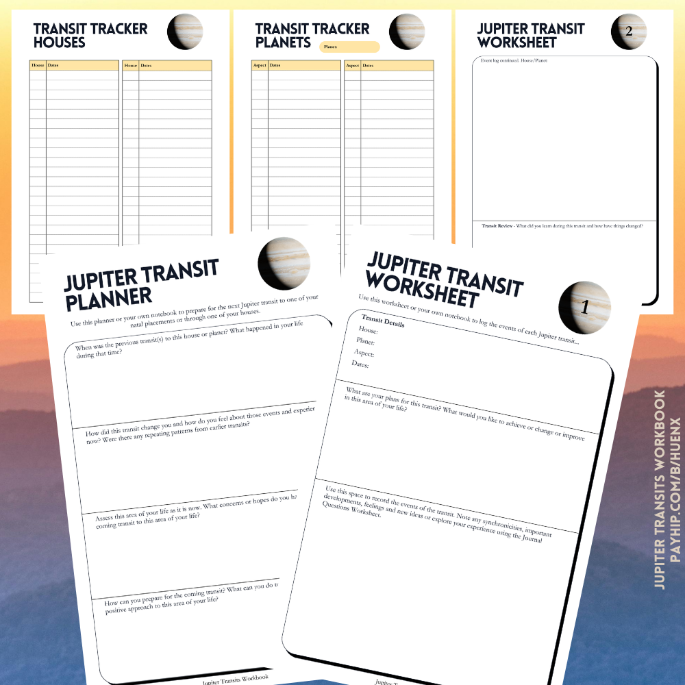 Jupiter Transits Workbook – an essential guide! – Jessica Davidson